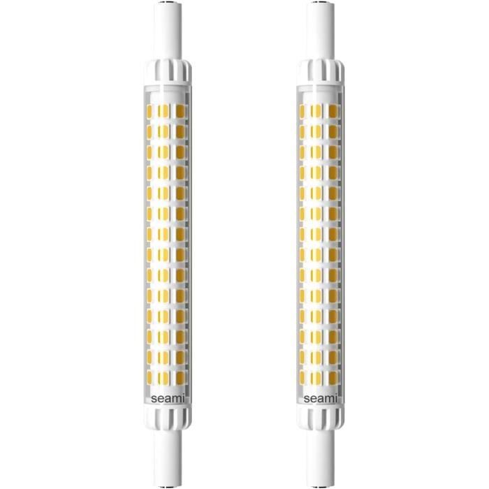 R7S Led 118Mm, Non Dimmable, 9W 230V 3000K Blanc Chaud, Ampoule Led R7S ...