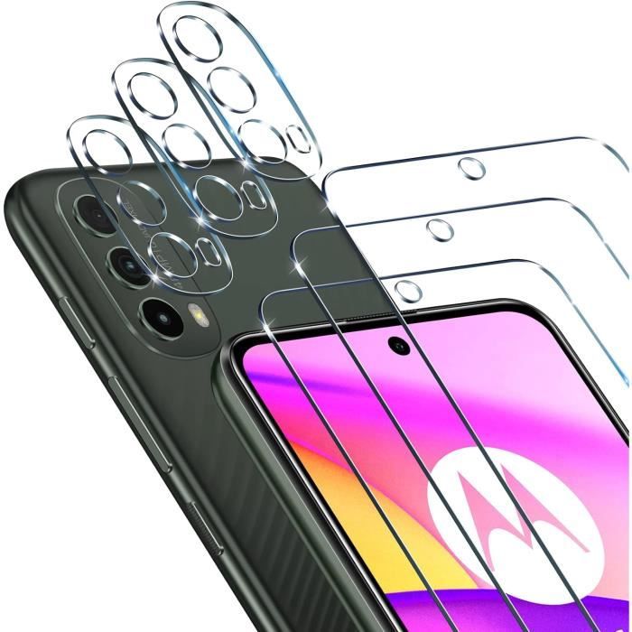 Pack De 3 Film De Protection D‘Écran En Verre Trempé Pour Motorola Moto ...
