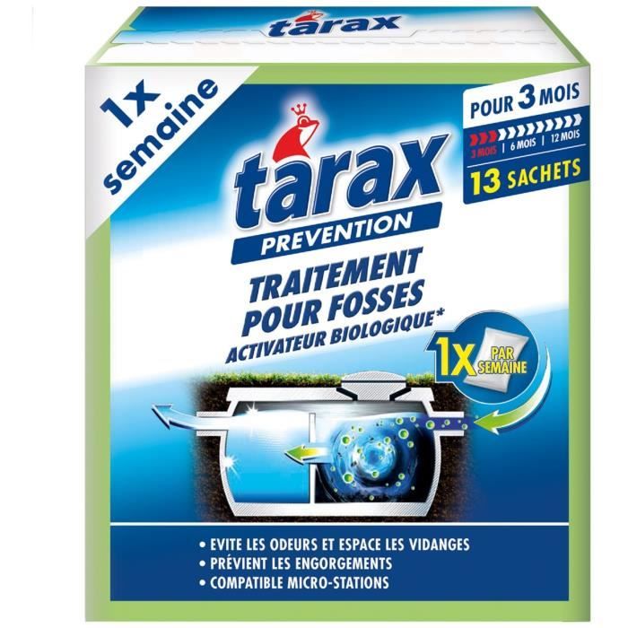 Tarax Traitement pour Fosses - Activateur Biologique - 3 MOIS - 13 ...