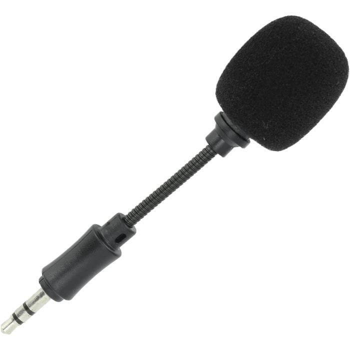 Mini Microphone, Prise 3,5 Mm Téléphone Karaoké Minuscule Microphone ...