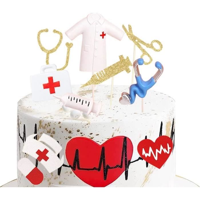 Décoration Gateau Infirmière Cupcake Topper Girl Nurses Décorations De ...