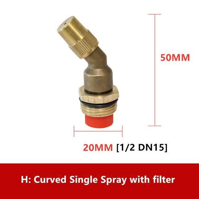 PULVERISATEUR,D--Raccord de pulvérisation en laiton de 1-2 pouces, buse de brumisation avec ...