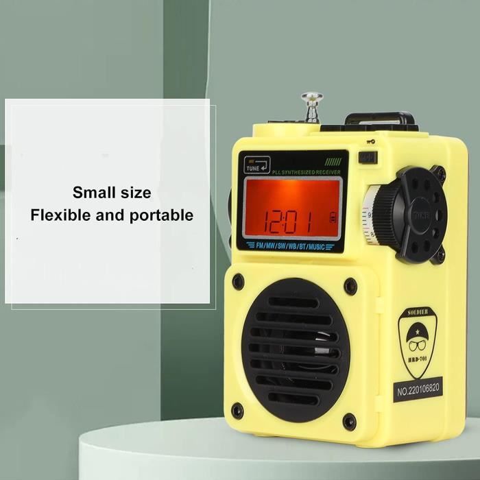 Radio Fm Portable,Radio À Ondes Courtes Et Portable Avec Meilleure ...