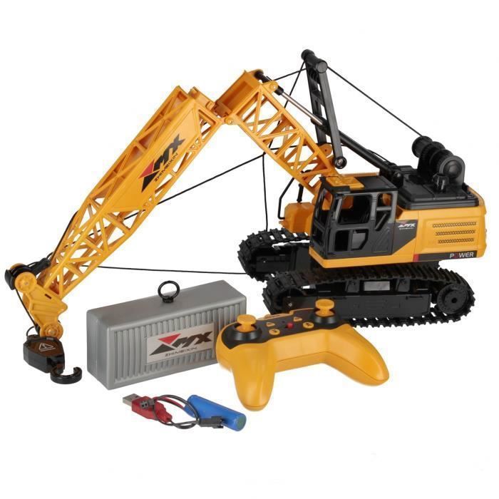 Grue de chantier télécommandée + télécommande | Effets sonores et ...