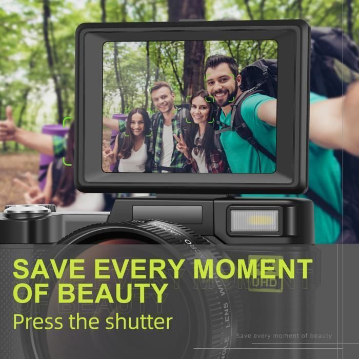NBD Appareil Photo numérique 4K,Appareil Photo Compact 48 MP Vlogging ... NBD Appareil Photo numérique 4K,Appareil Photo Compact 48 MP Vlogging ...