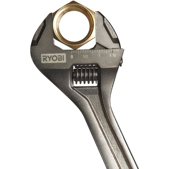 RYOBI - Clé à molette 300 mm, mâchoire 40 cm - RHAW300 - Cdiscount ...