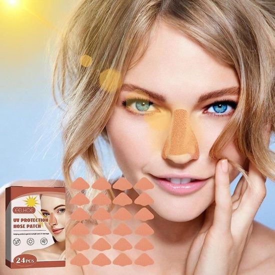 Patchs de protection solaire pour le nez - Sun Protection - UV Nose ...