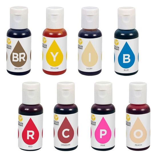 8 colorants alimentaires liquides 19 ml - Cdiscount Au quotidien