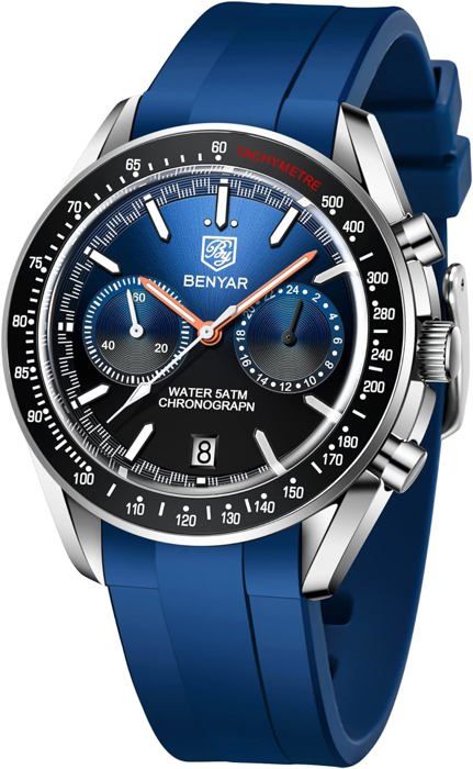 Montre Homme Benyar Mouvement À Quartz 3Atm Montre Homme Etanche ...