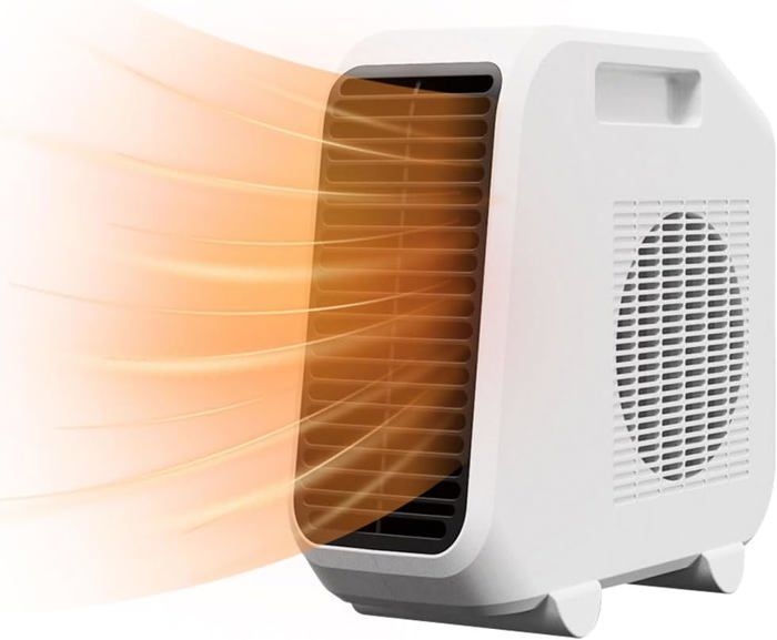 Petit Chauffage D'Appoint,1800W Mini Chauffage Soufflant,Petit ...