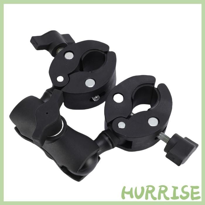 HURRISE Bracket de montage à double pince Support Pince à Double Caméra, Super Pince Crabe Crab ...