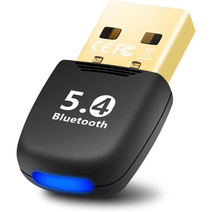 Clé Bluetooth Pour Pc, Adaptateur Bluetooth 5.4 Usb Low Latency, Plug ...
