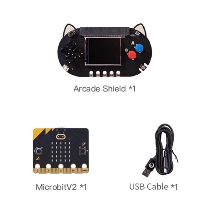 Shield Micro Bit V2 - AIHONTAI - KittenBot Newbit Arcade Shield - 6000 ...