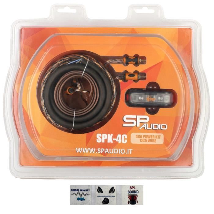 1 SP AUDIO SPK-4C kit câble amplificateurs 4 awg haut-parleurs bateau ...