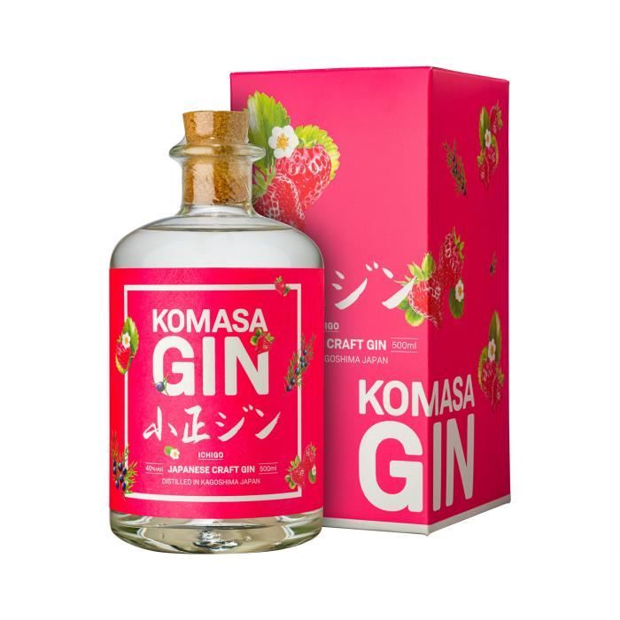 Gin Komasa Ichigo fraise - Origine Japon - 50cl - La cave Cdiscount