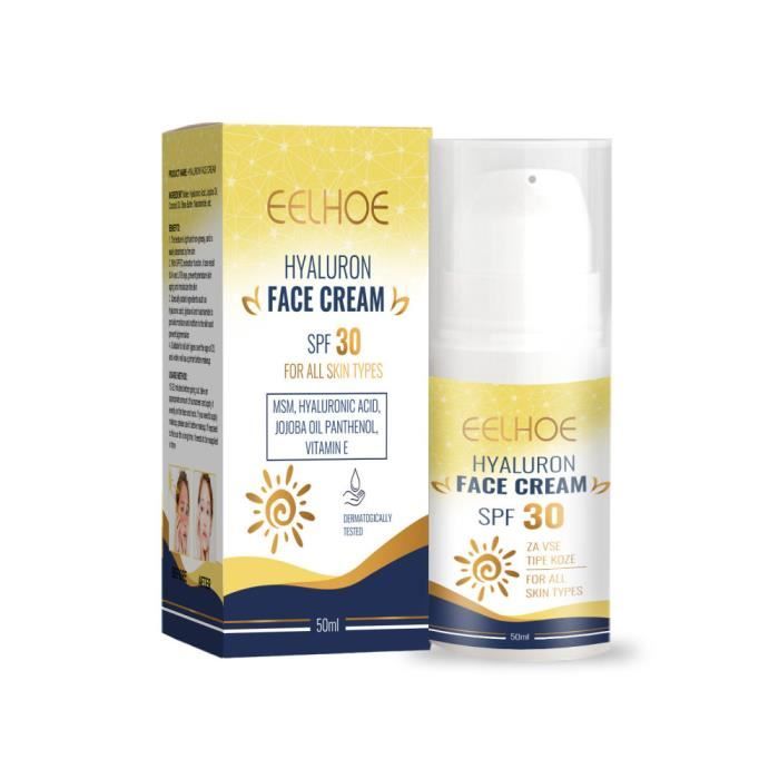 Crème Solaire Pour Le Visage, Éclaircissante Pour La Peau, Anti-Ultraviolet Et Anti-Âge ...