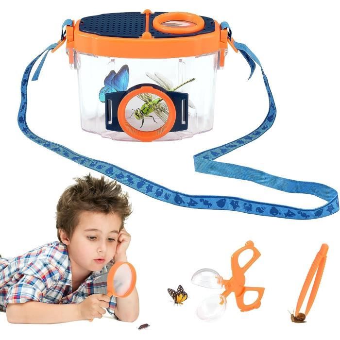 Boîte Loupe à Insecte Jouets Explorateur Extérieur,Loupes à Insectes ...