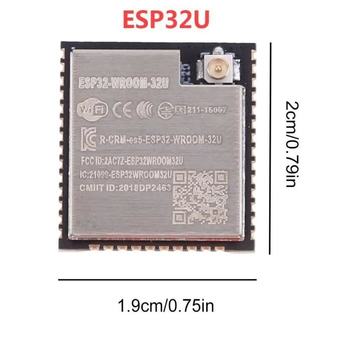 ESP32U - Nodemcu ESP32 6 000 Conseil ESP32-S 32Mbit éventuelles I Flash ESP32 Bluetooth Wifi ESP ...