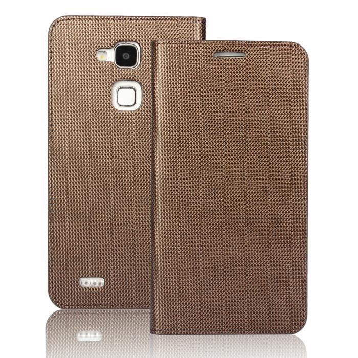MOONCASE Huawei Mate 7 Case Housse en Cuir Étui pour Huawei Ascend Mate ...