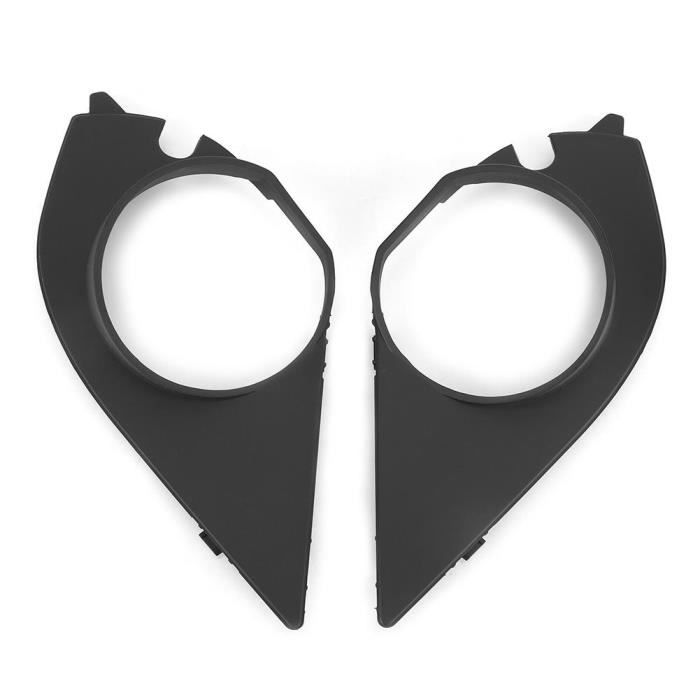 Fydun cache antibrouillard Grille de cadre de lampe antibrouillard ...