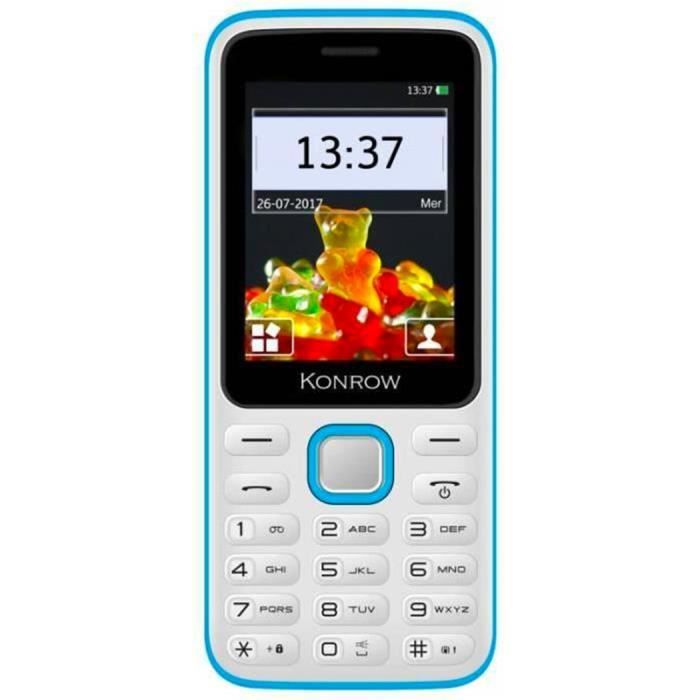 Mobile Phone Konrow Sweet Débloqué 2G (Ecran : 2,4 - 32 Mo - Double SIM ...