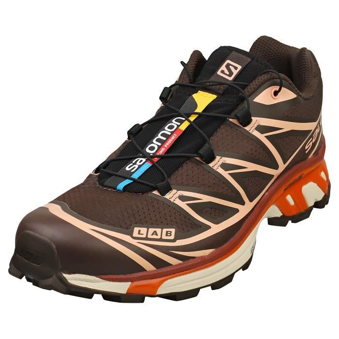 Baskets - Salomon - XT-6 - Mixte - Marron - Textile - Lacets ...