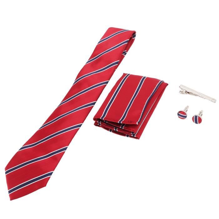 SALUTUYA Cravates de cou pour hommes Cravate Homme Classique à Rayures ...