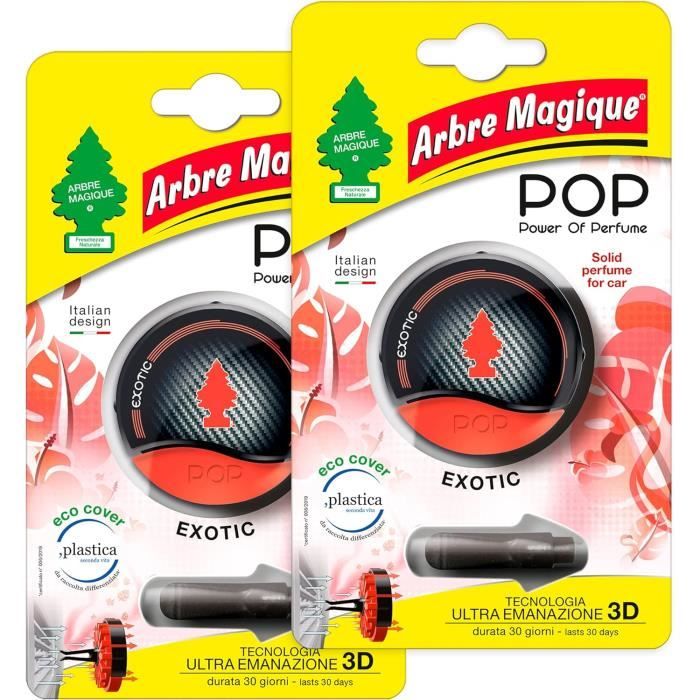 Pop, Parfum Auto Solide, Parfum Exotique, Parfum Frais Et Fruité, Durée ...