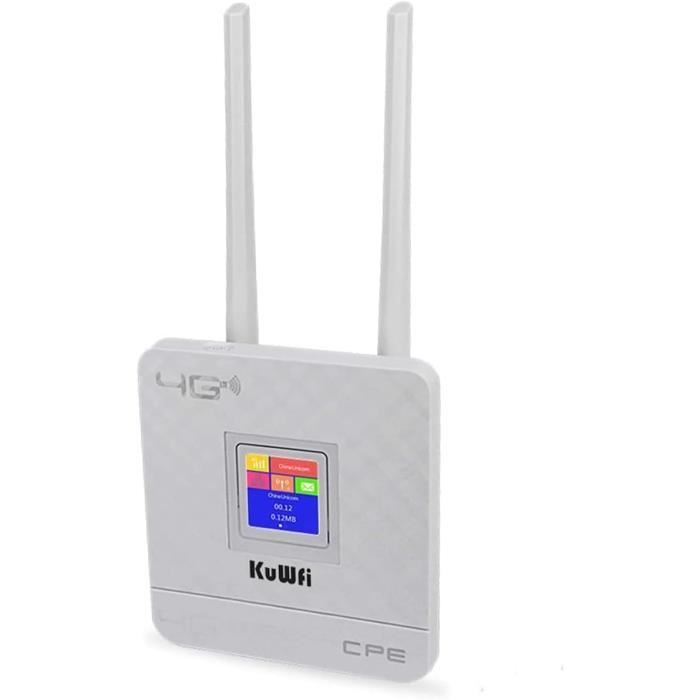 Routeur 4G Sim Wifi, Box 4G Boitier 4G Wifi Avec Carte Sim, 300Mbps ...