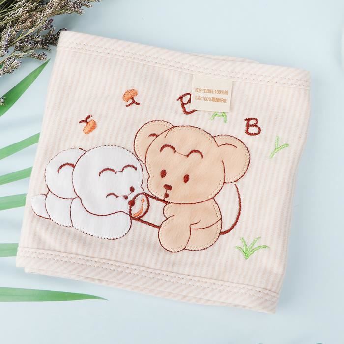 1pcs coton ventre ventre circonférence bande nombril réglable respirant ...