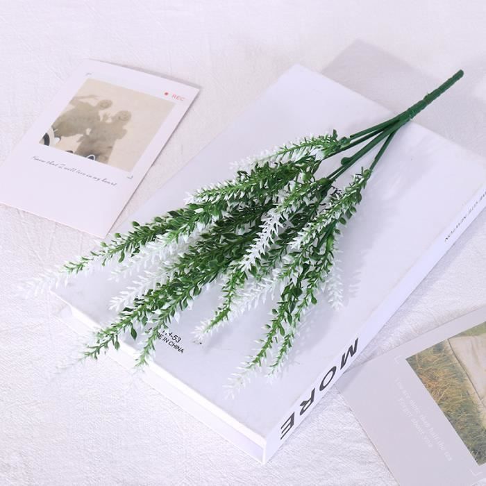 Bai Se Simulation de flocage de fleurs en plastique épi de blé 5 ...