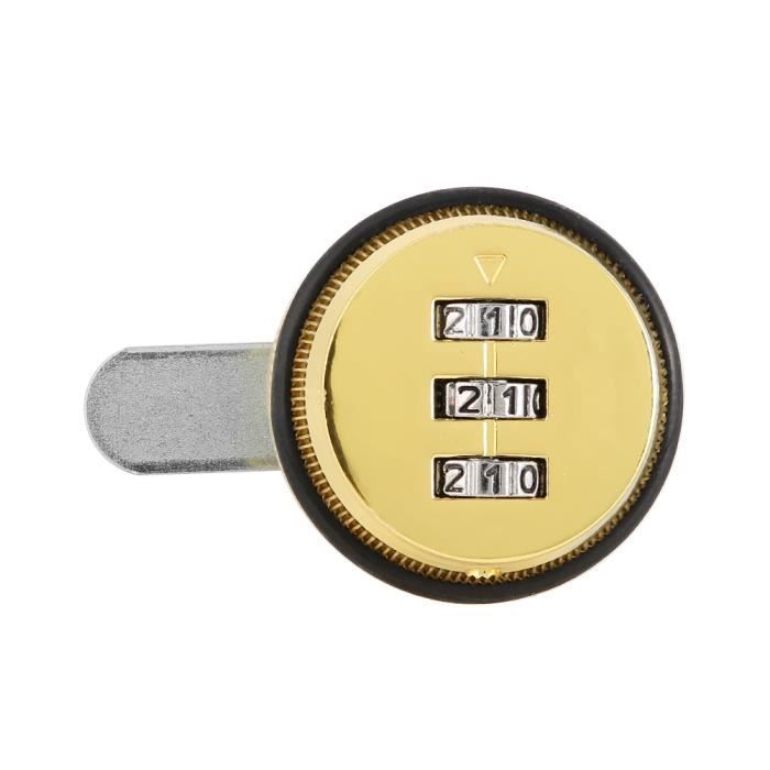 Zerone Verrouillage de l'armoire Code mécanique Mot de passe à 3 ...