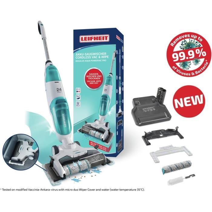 Aspirateur-Balai Laveur Sans Fil Regulus Aqua Powervac Pro 2.0, Balai ...