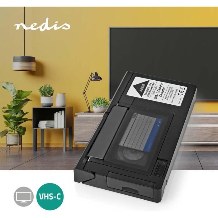 Convertisseur Vhs, Conversion Vhs-C Vers Vhs, Plug And Play, Noir[J428 ...