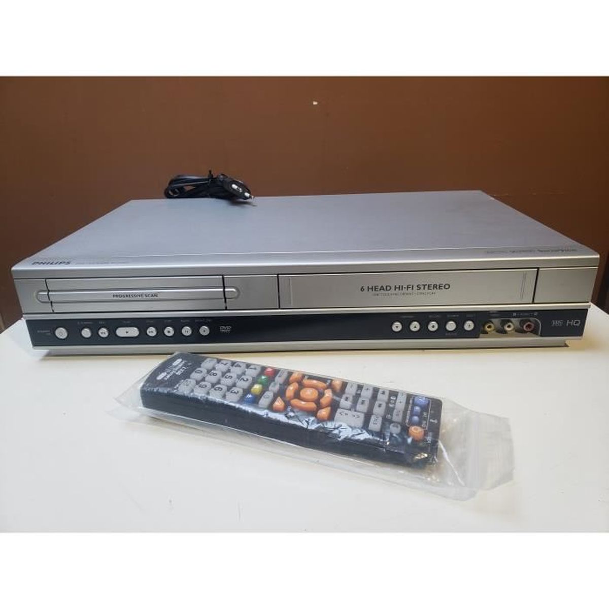 COMBINE DVP3350V LECTEUR DVD MAGNETOSCOPE ENREGISTREUR VHS CASSETTE K7 ...