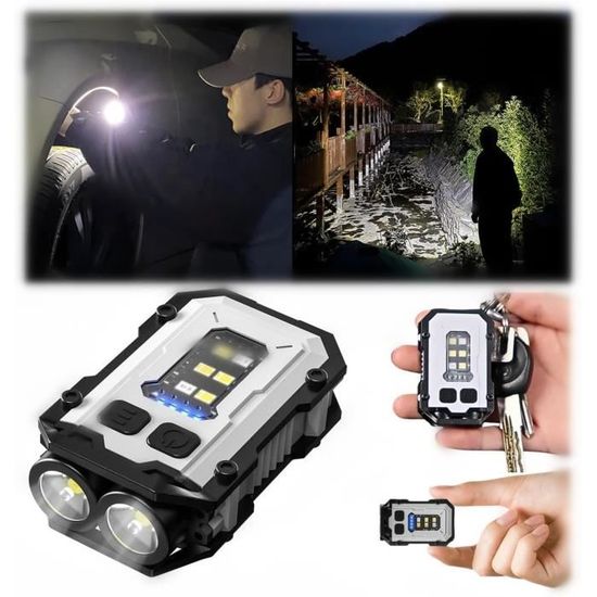 Mini Powerful Flashlight,Small Portable Keychain Edc Flashlight ...