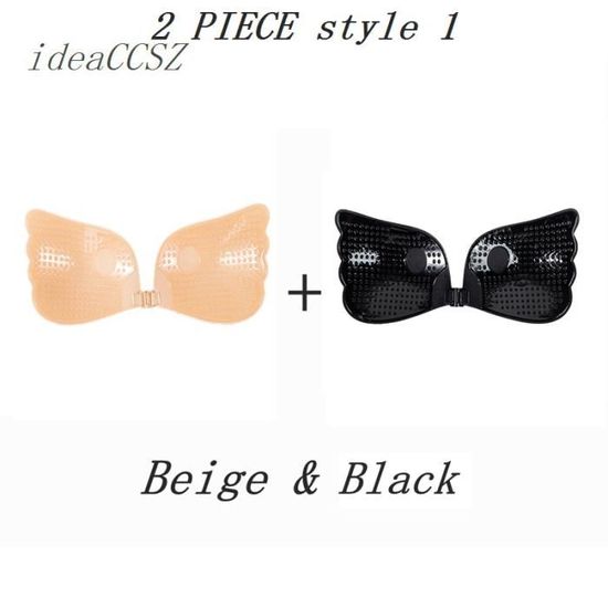 Soutien-gorge,Soutien-gorge push-up collant en silicone pour femmes ...