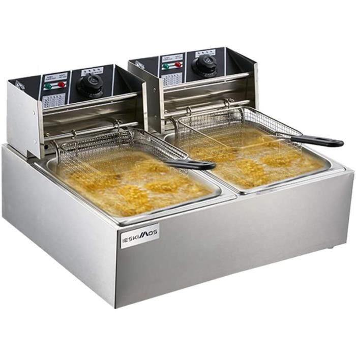 Friteuse Commerciale avec PaniersFriteuse Électrique avec Contrôle De ...