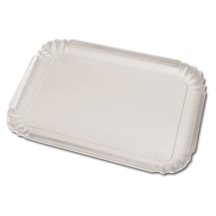 Plateau en carton rectangulaire blanc - GUARDINI - Lot de 2 - 33 x 43 ...