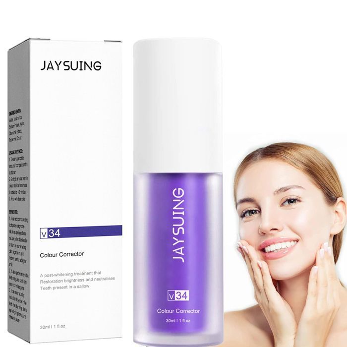 Dentifrice Blanchissant Violet,V34 Color Corrector Serum,Violettes ...