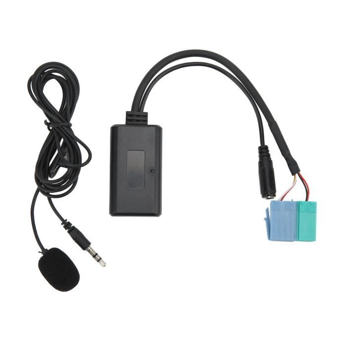 Akozon câble audio AUX Bluetooth Adaptateur d'entrée audio sans fil pour voiture Bluetooth 5.0 ...