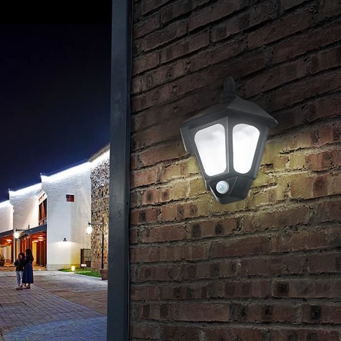 Lampes Solaires Exterieures Jardin, Sans Fil Ip65 Étanche - Applique Murale Solaire Led Pour ...