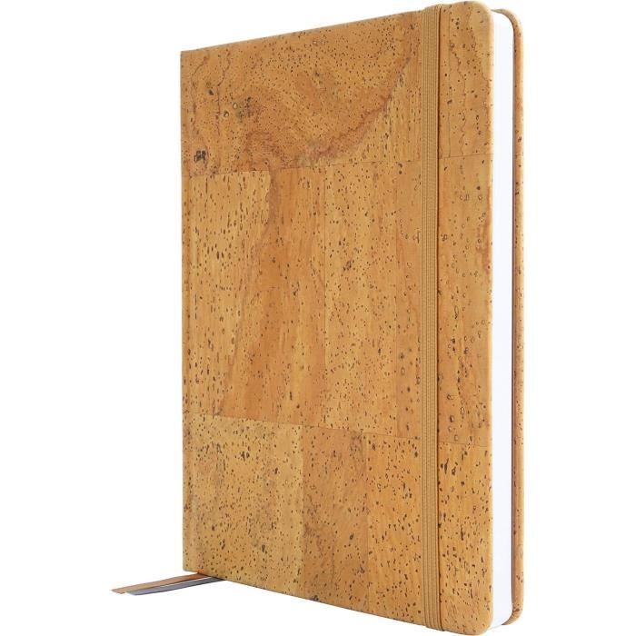 Carnet De Notes Ligné Couverture Rigide En Liège Naturel, 203 Pages ...