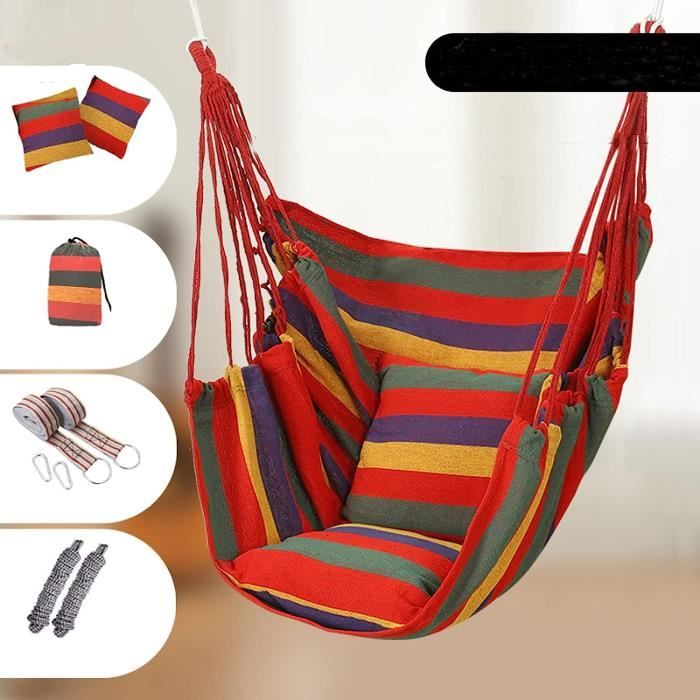 Fauteuil Suspendu Chaise Suspendue De Balance avec 2 Coussins,Chaise ...