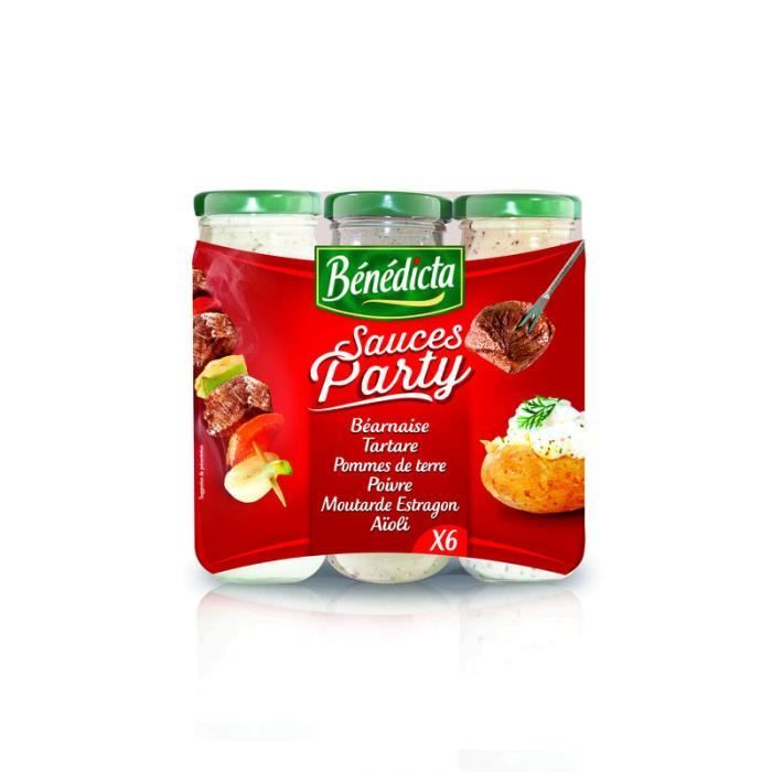 BENEDICTA Sauce 6 Variétés - 500G - Cdiscount Au quotidien