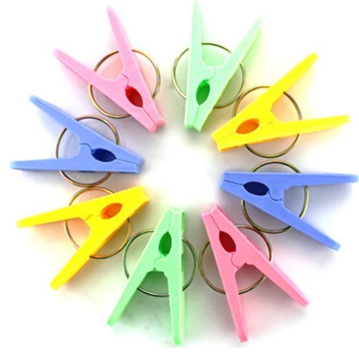 Pince à linge,Pinces à linge puissantes, 20 pièces, grande pince coupe ...