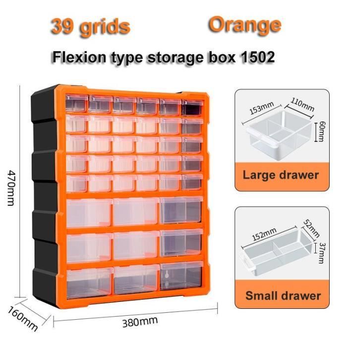 Tiroir En Treillis Boîte À Outils En Plastique Matériel Boîte De ...