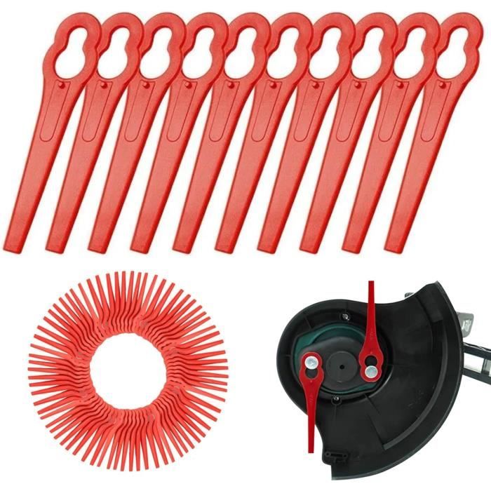 Lames En Plastique De Rechange,Lame Coupe Bordure,Lames De Rechange Pour Coupe-Bordure,Tondeuse ...