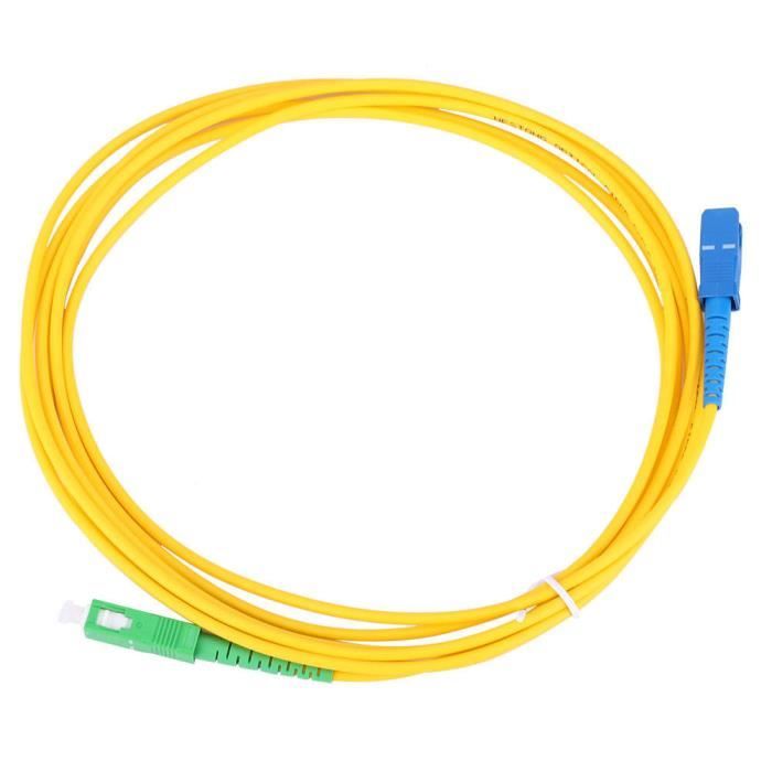 Câble à fibre optique monomode 15m - DILWE - SC/APC-SC/UPC - Haute ...