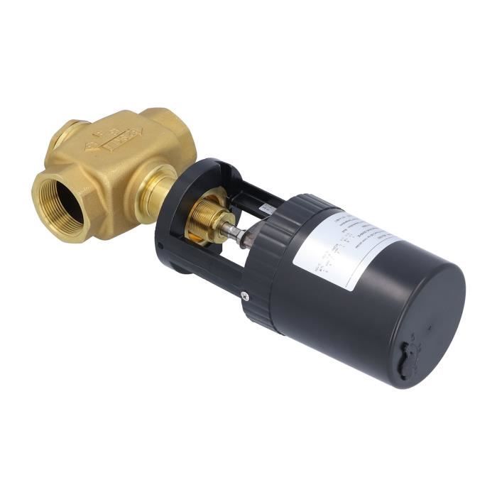 Soupape De Commande Vanne Motorisée Lectrique Contrle De Régulation Laiton Bsp Bricolage Vanne ...